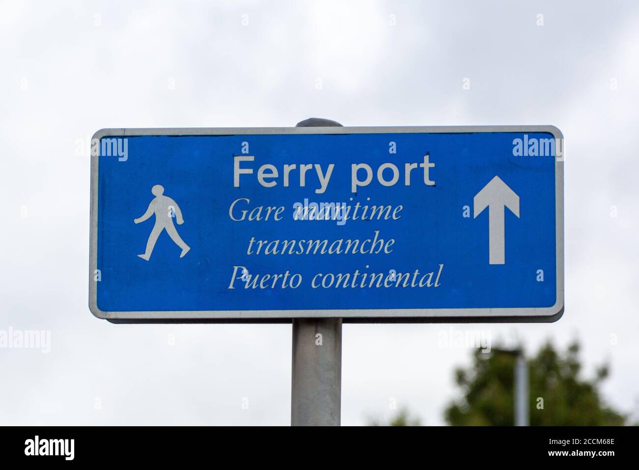 Ferry port sign hi-res stock photography and images - Alamy