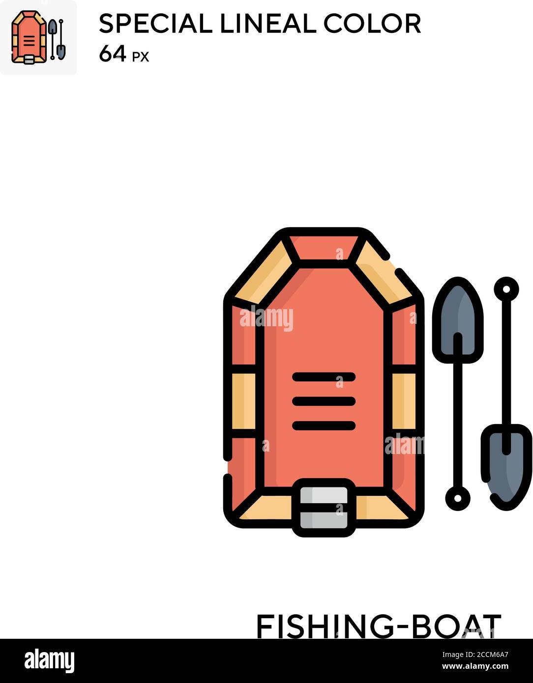 Sunrise on fishing boat Stock Vector Images - Alamy