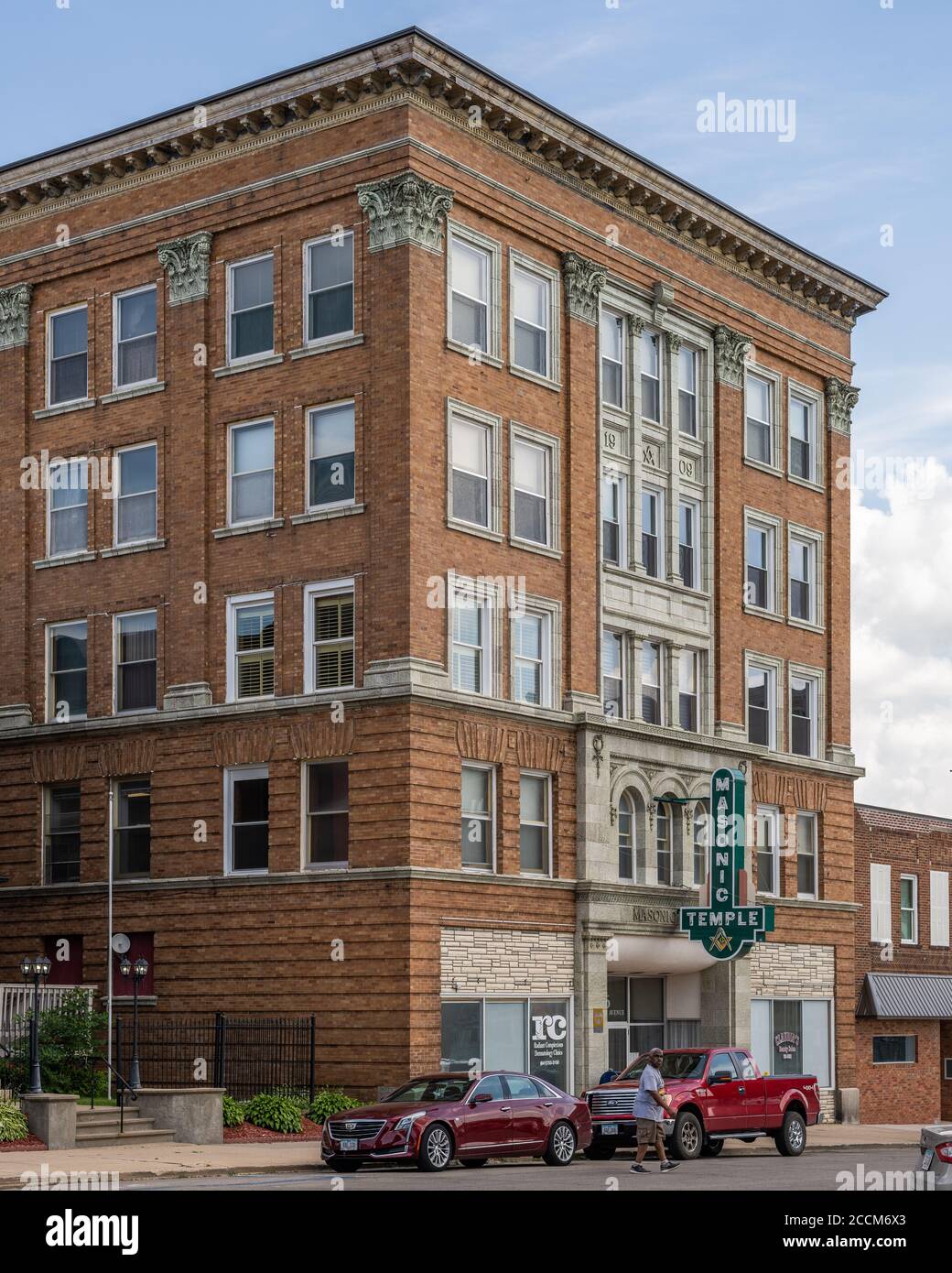 Buildings in downtown Marshalltown Stock Photo - Alamy