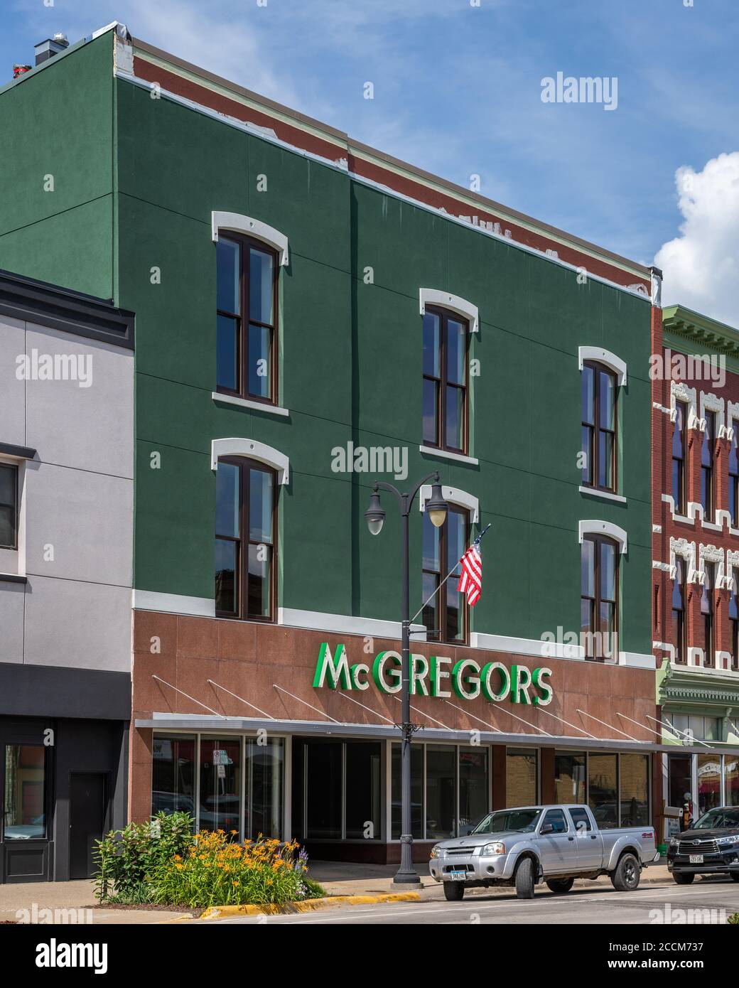 Buildings in downtown Marshalltown Stock Photo - Alamy