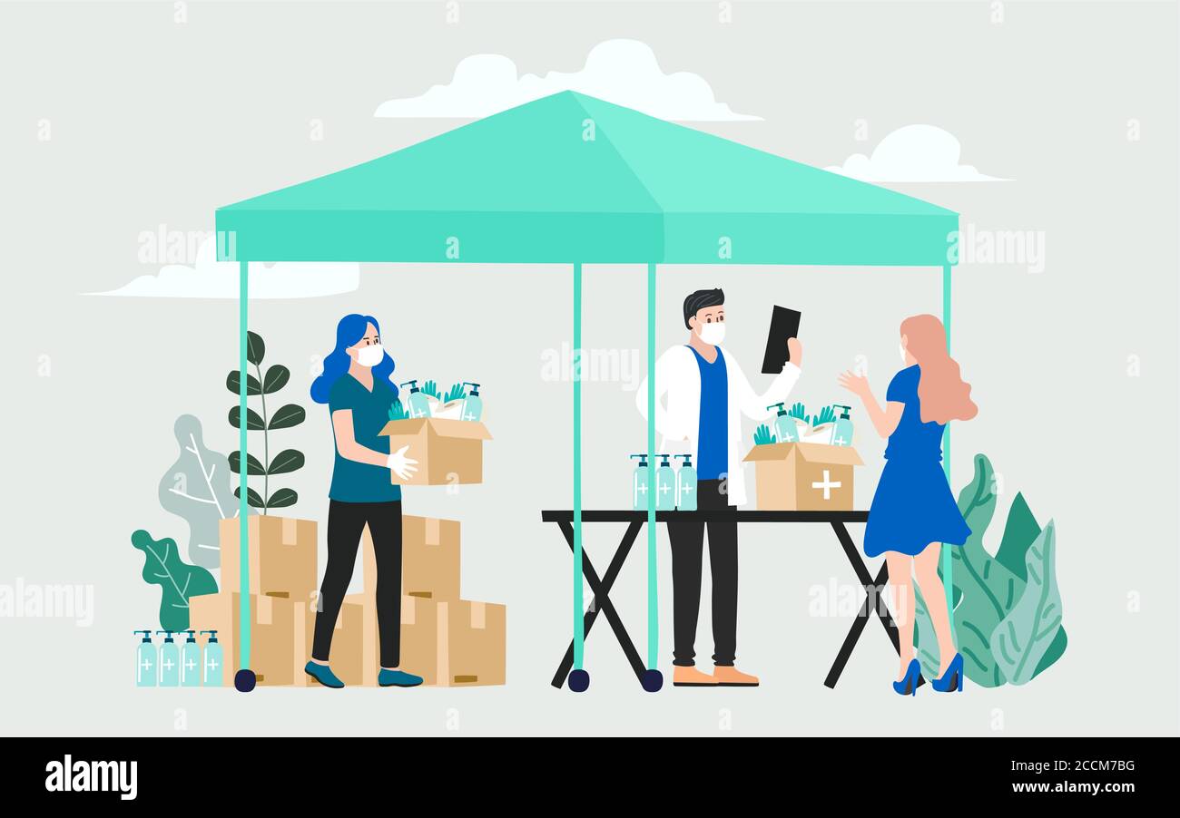 Humanitarian Support, concept of charity and donation. Give and share ...