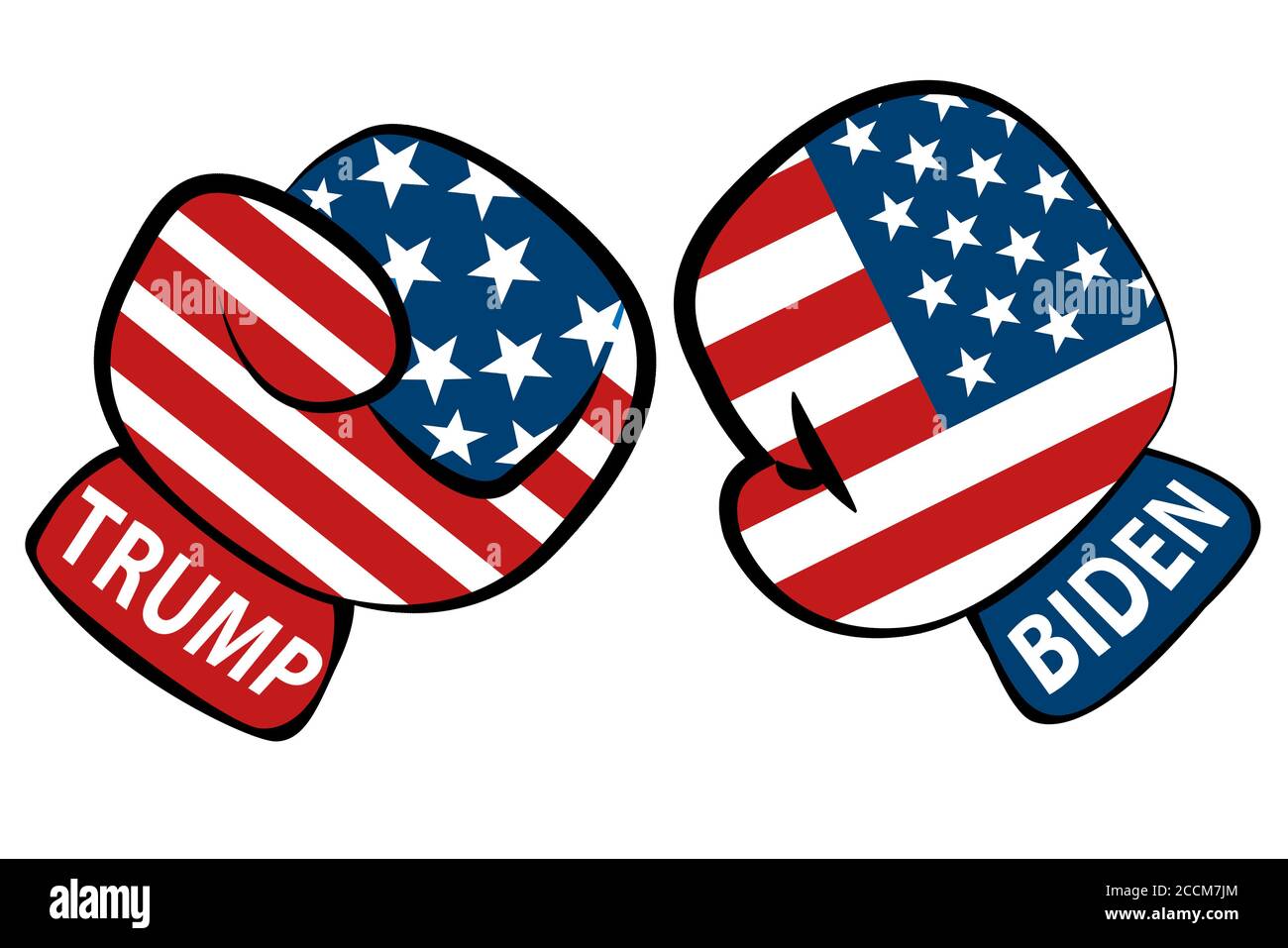 Biden and Trump battle for becoming president of USA United States of ...