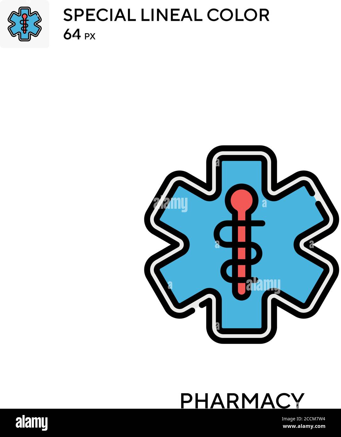 Pharmacy Special lineal color icon. Illustration symbol design template ...