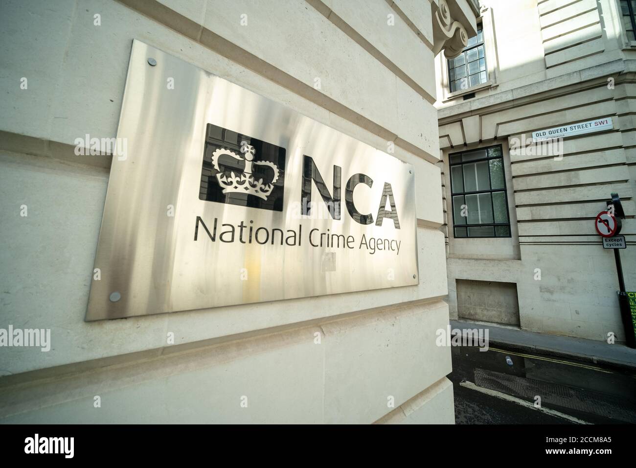 National crime agency sign hi-res stock photography and images - Alamy