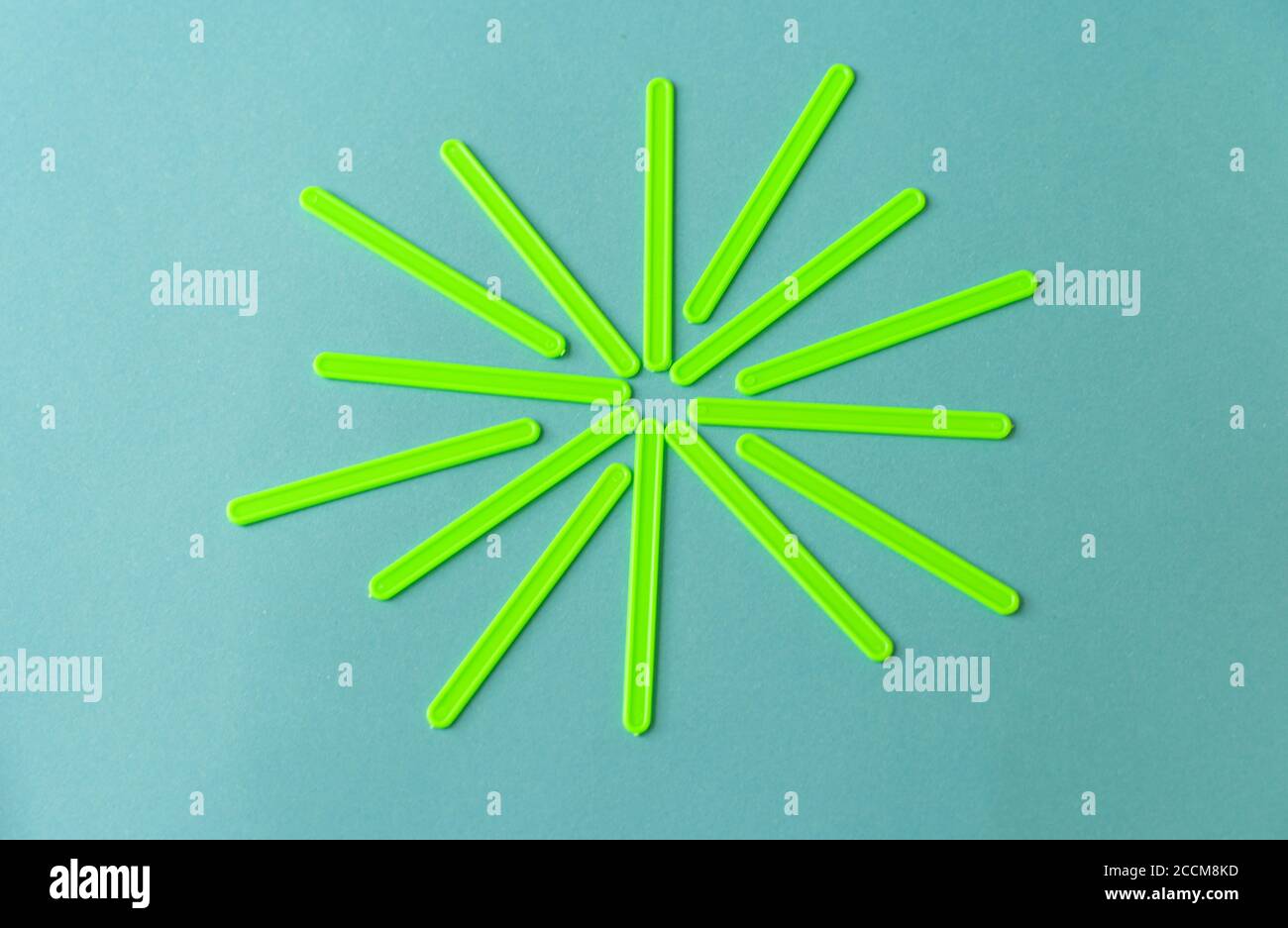 figure of counting sticks on a blue background Stock Photo - Alamy