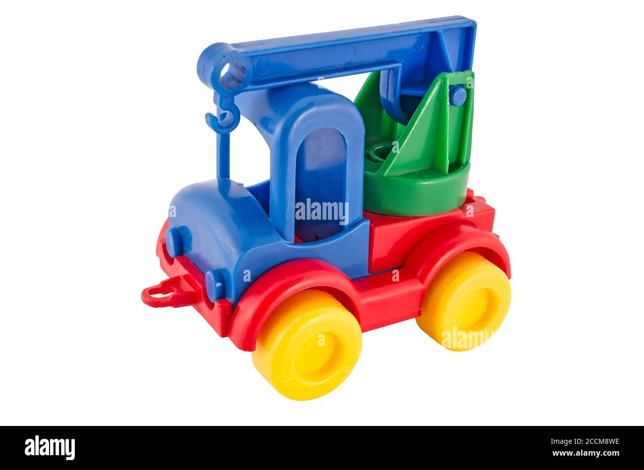 Color toy car. Isolated on white background Stock Photo - Alamy