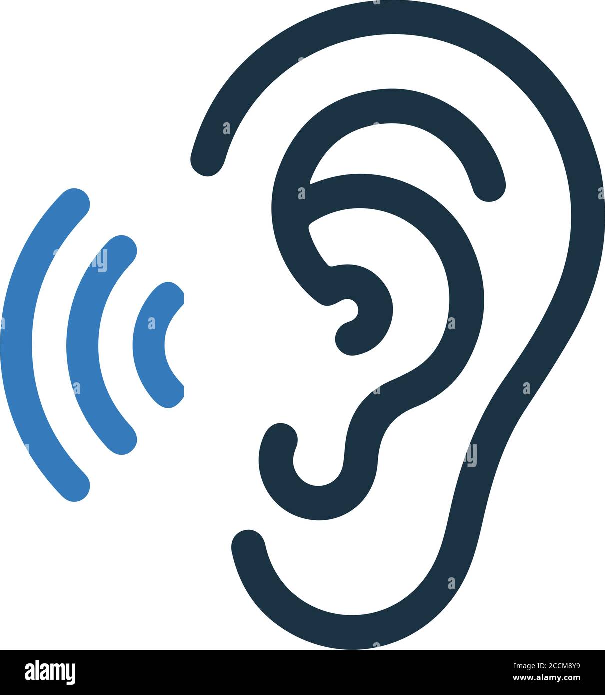 Music sound waves icon simple hi-res stock photography and images - Alamy