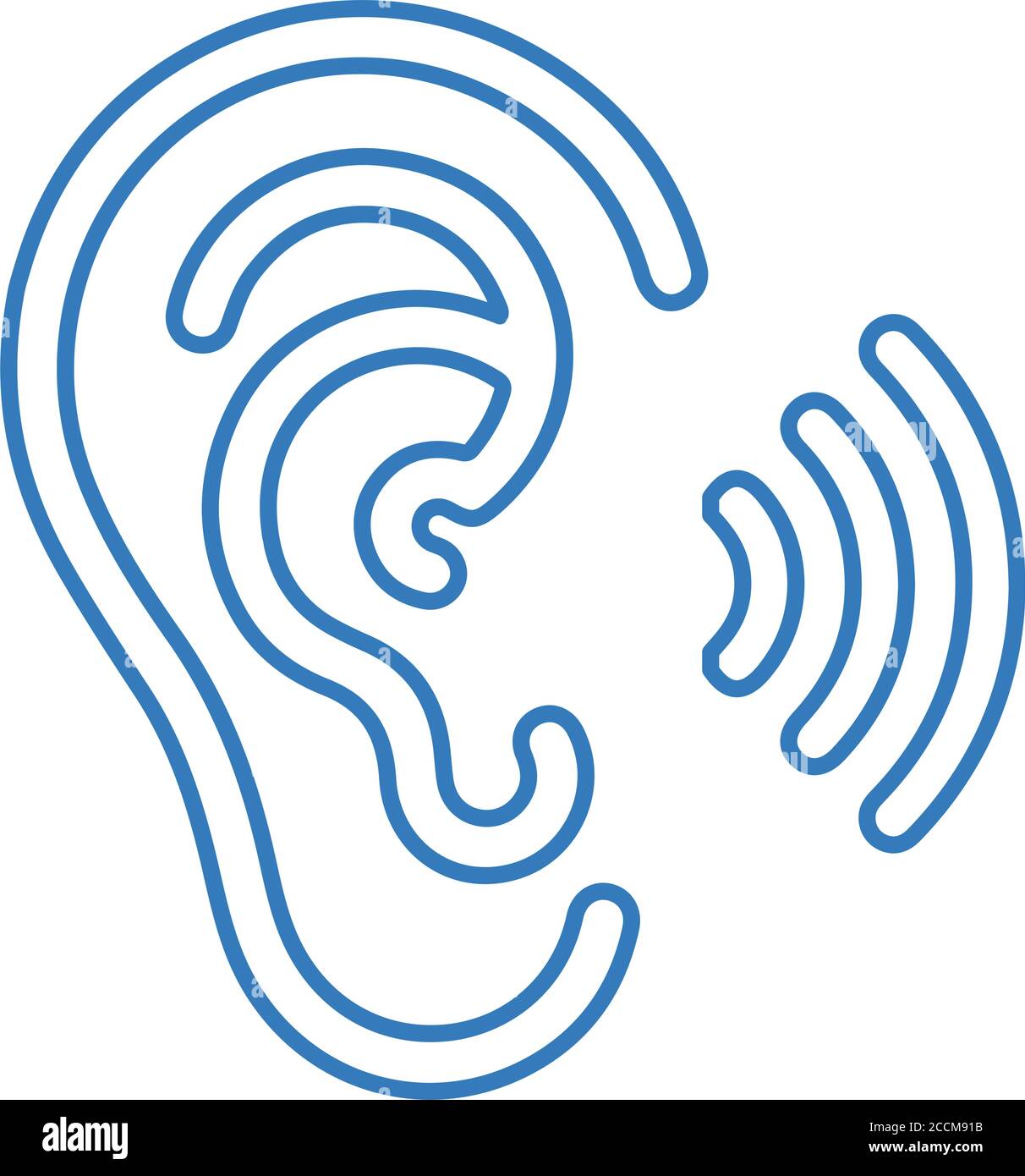 Hearing graphic Stock Vector Images - Alamy