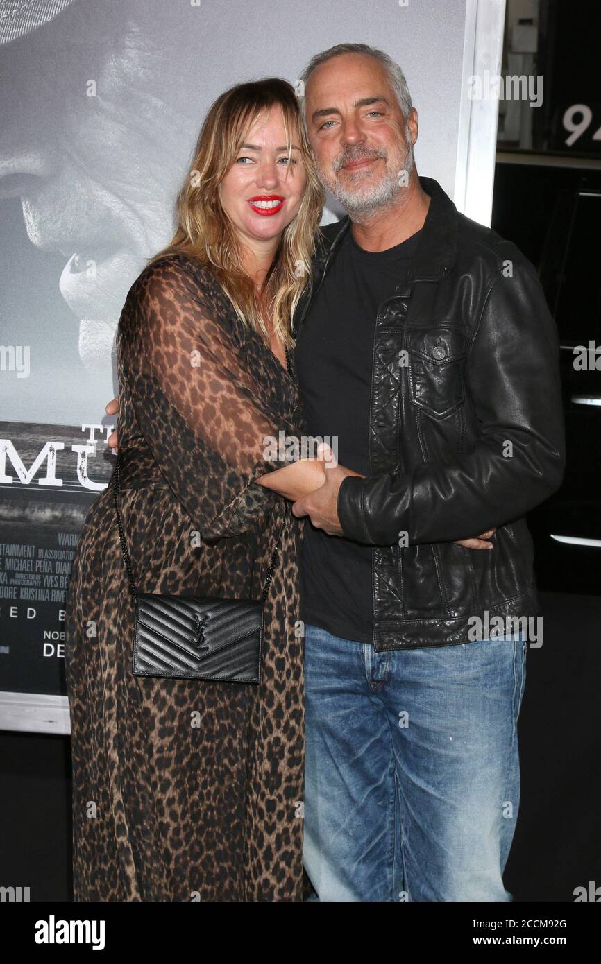 LOS ANGELES - DEC 10: Jose Stemkens, Titus Welliver at the The Mule ...
