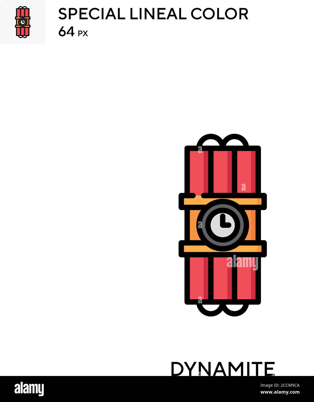 Dynamite Special lineal color icon. Illustration symbol design template for web mobile UI ...