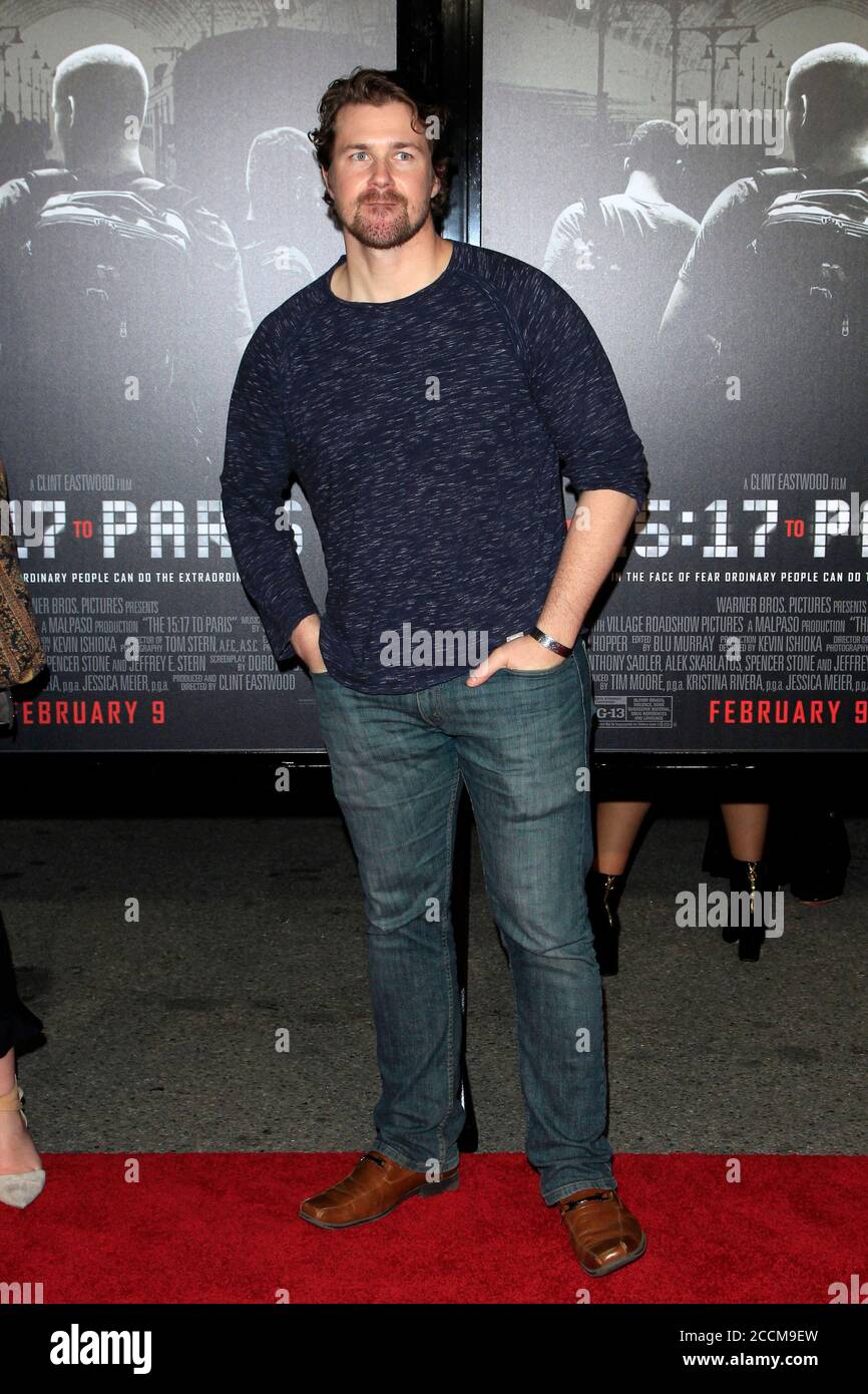 LOS ANGELES - FEB 5: Josh Kelly at the The 15:17 To Paris World ...
