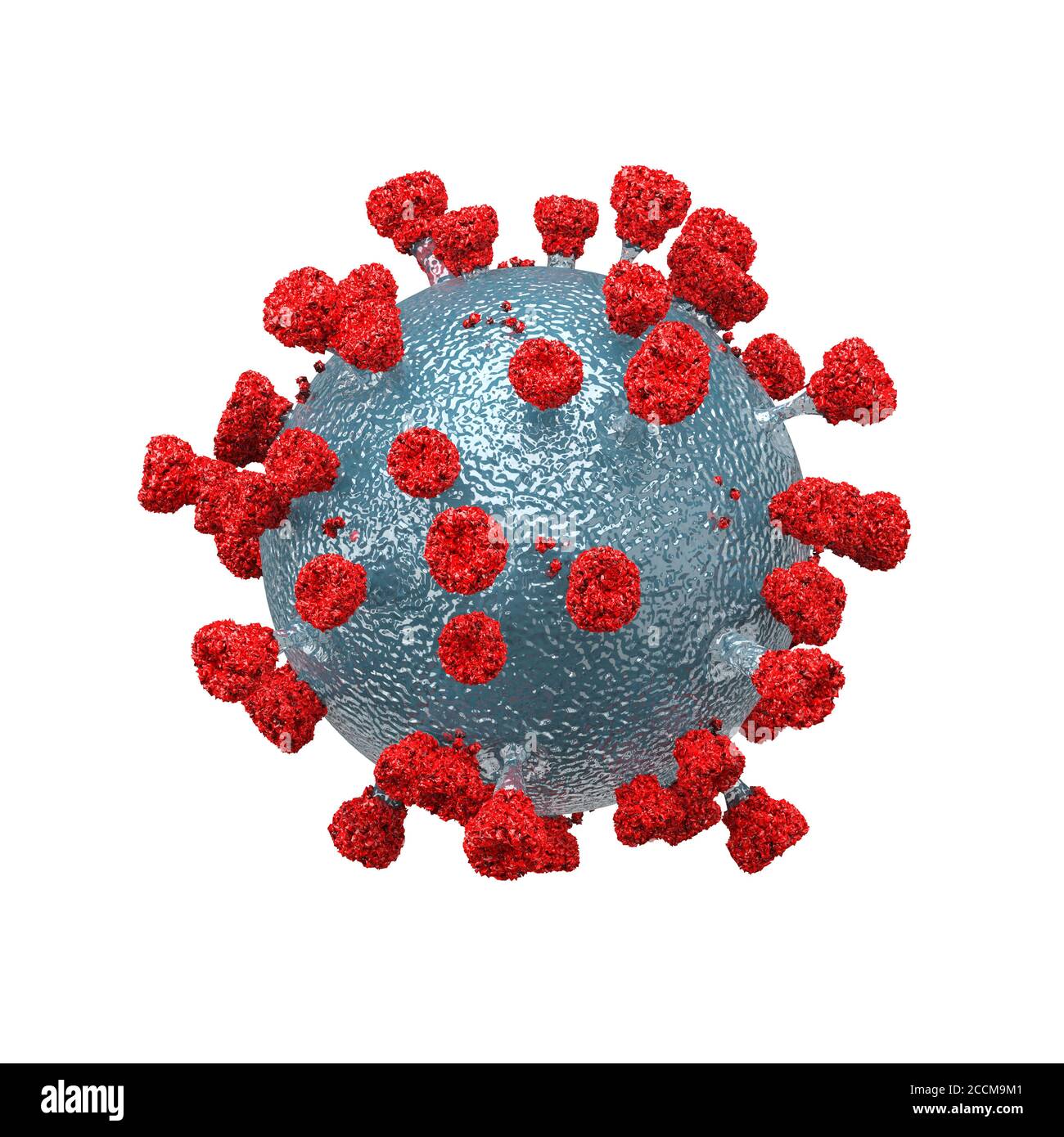 Coronavirus 3d model white Cut Out Stock Images & Pictures - Alamy