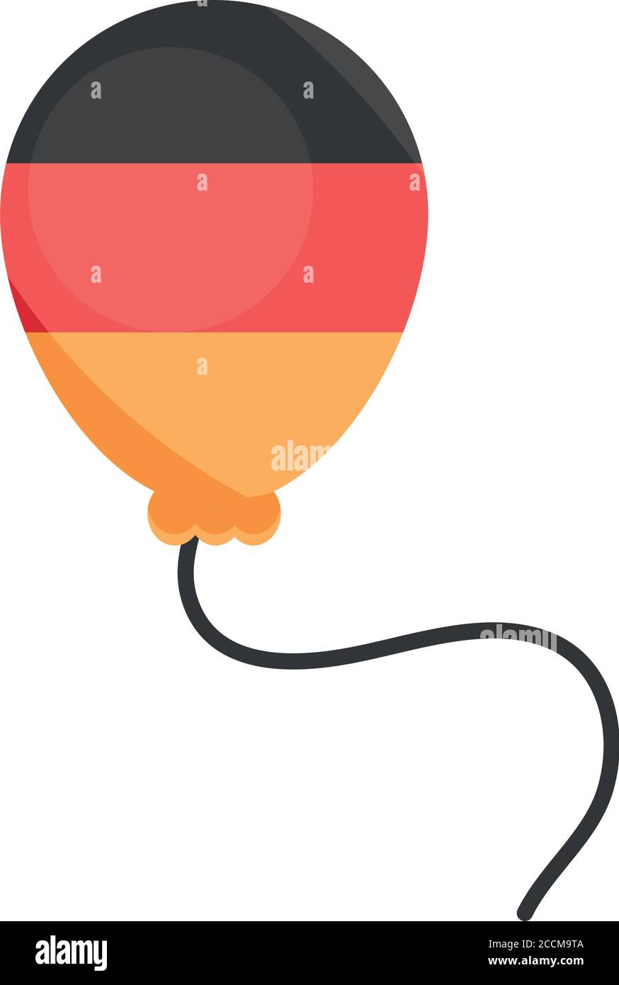 oktoberfest beer festival, german flag in balloon decoration ...