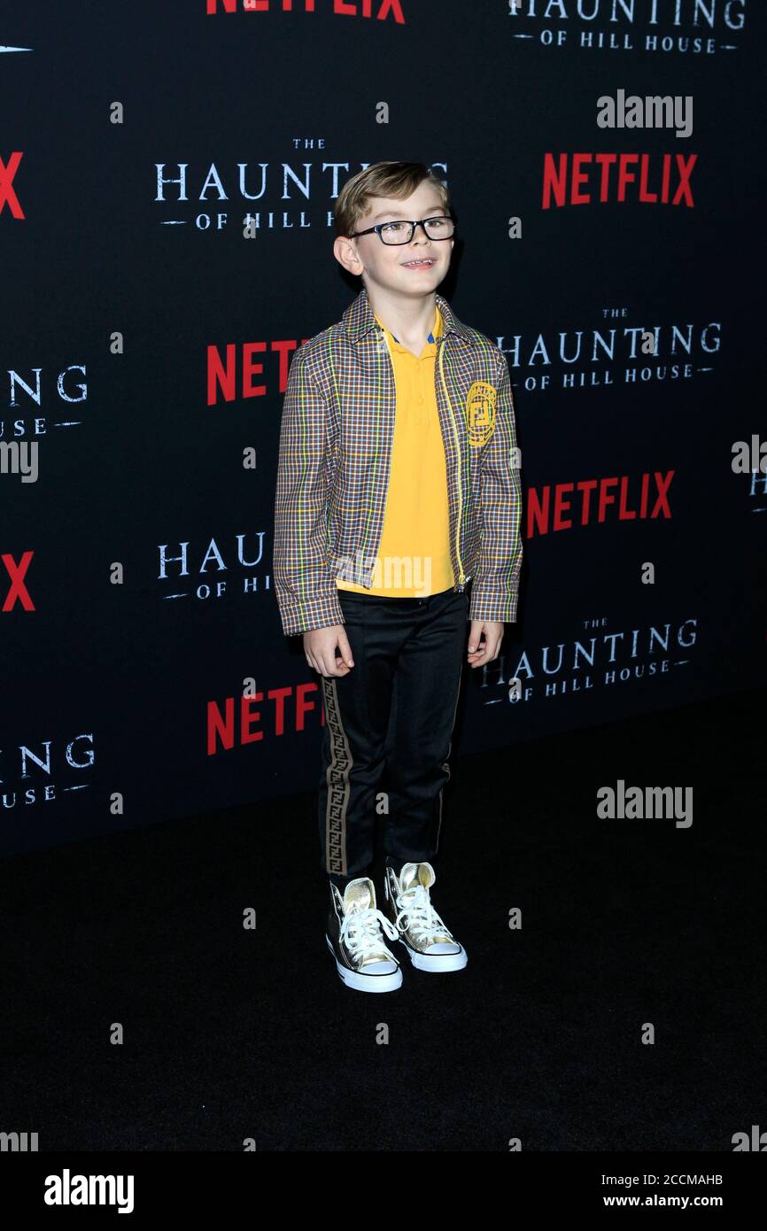LOS ANGELES - OCT 8: Julian Hilliard at the The Haunting Of Hill House ...