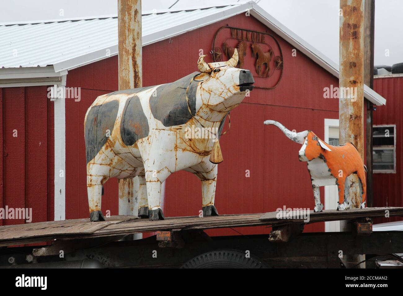 Along Historic route 66, Vega, Texas Stock Photo - Alamy
