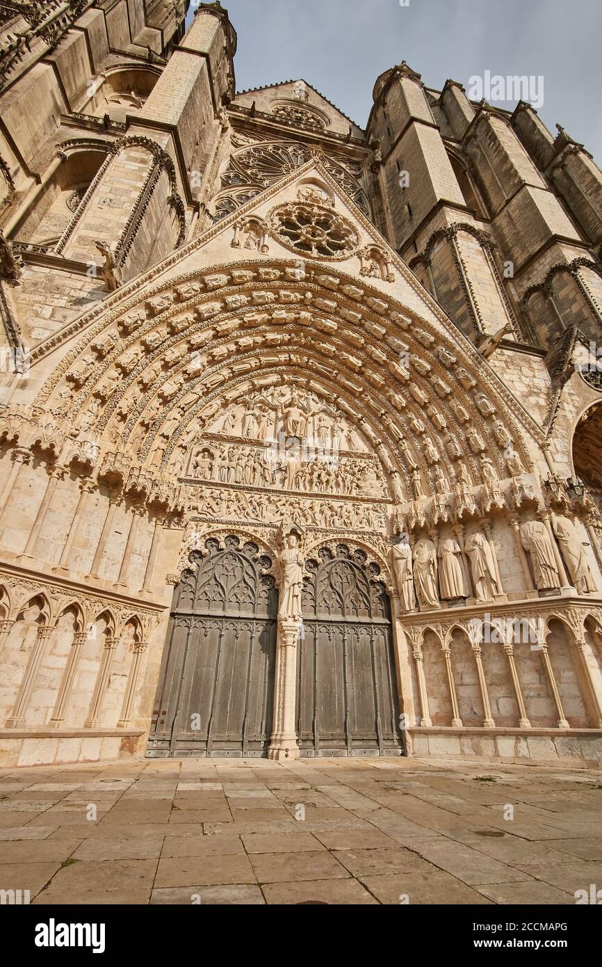 Cathedral of Bourges, France Stock Photo - Alamy