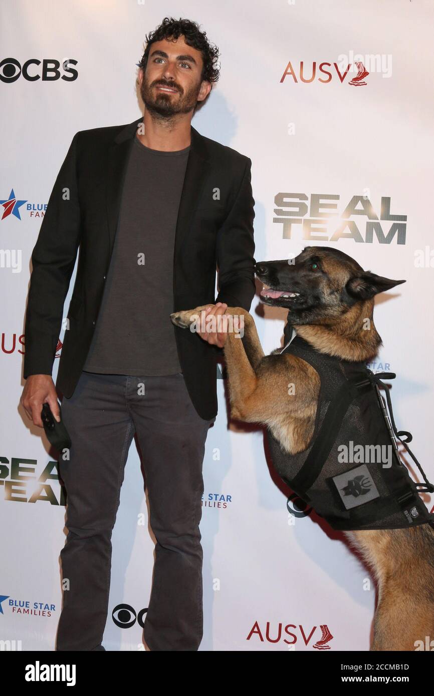 LOS ANGELES - SEP 26: Justin Melnick, Dita The Hair Missile Dog at the ...