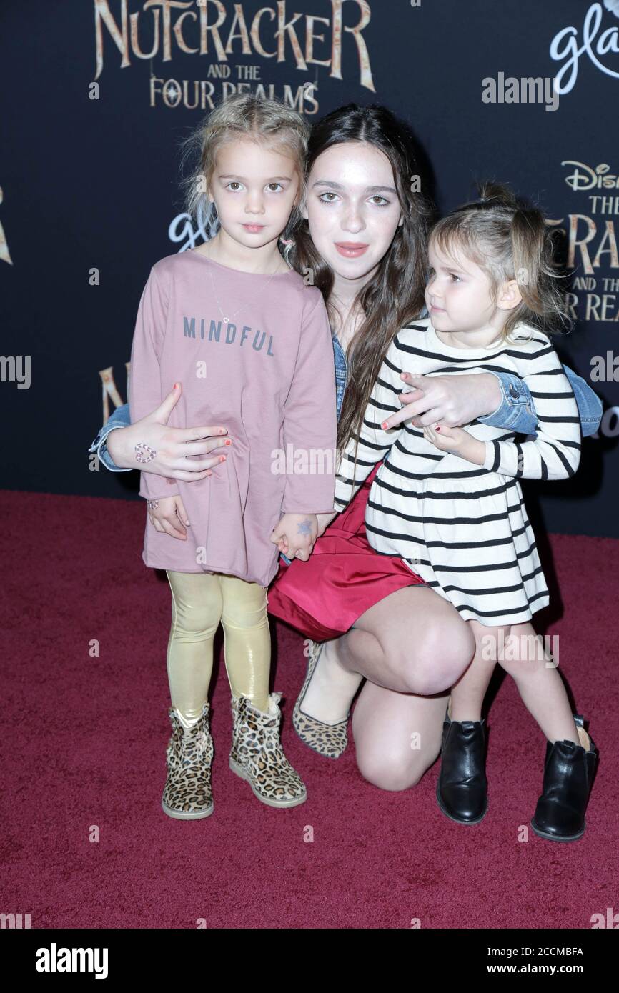 LOS ANGELES - OCT 29: Kaitlin Stauffer, Emma Stauffer, Mila Stauffer at ...
