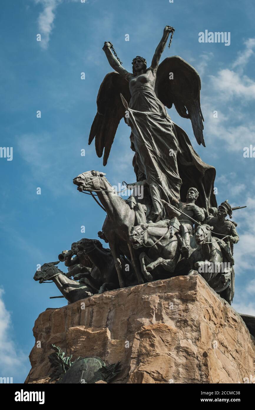 Monument to the Army of the Andes in Mendoza, Argentina Stock Photo - Alamy