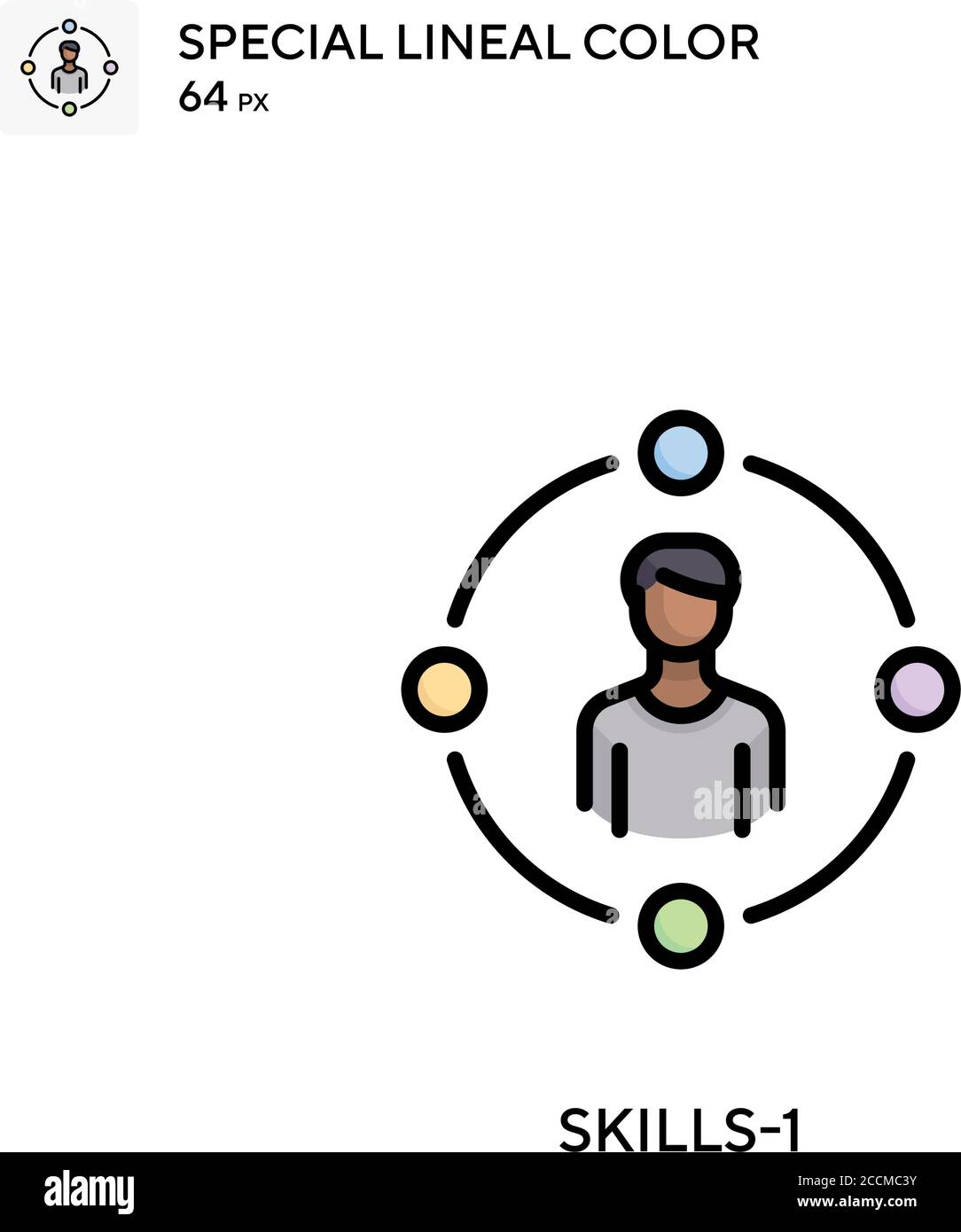 Skills-1 Special lineal color icon. Illustration symbol design template ...