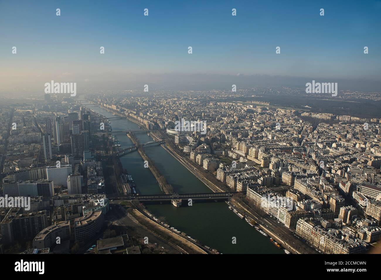 View of the center of Paris Stock Photo - Alamy