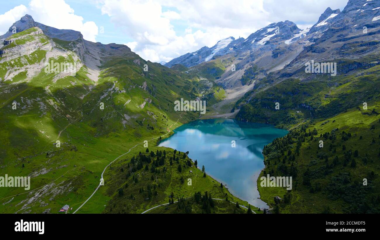 Landscape like a fairy tale - the Swiss Alps with its amazing nature ...