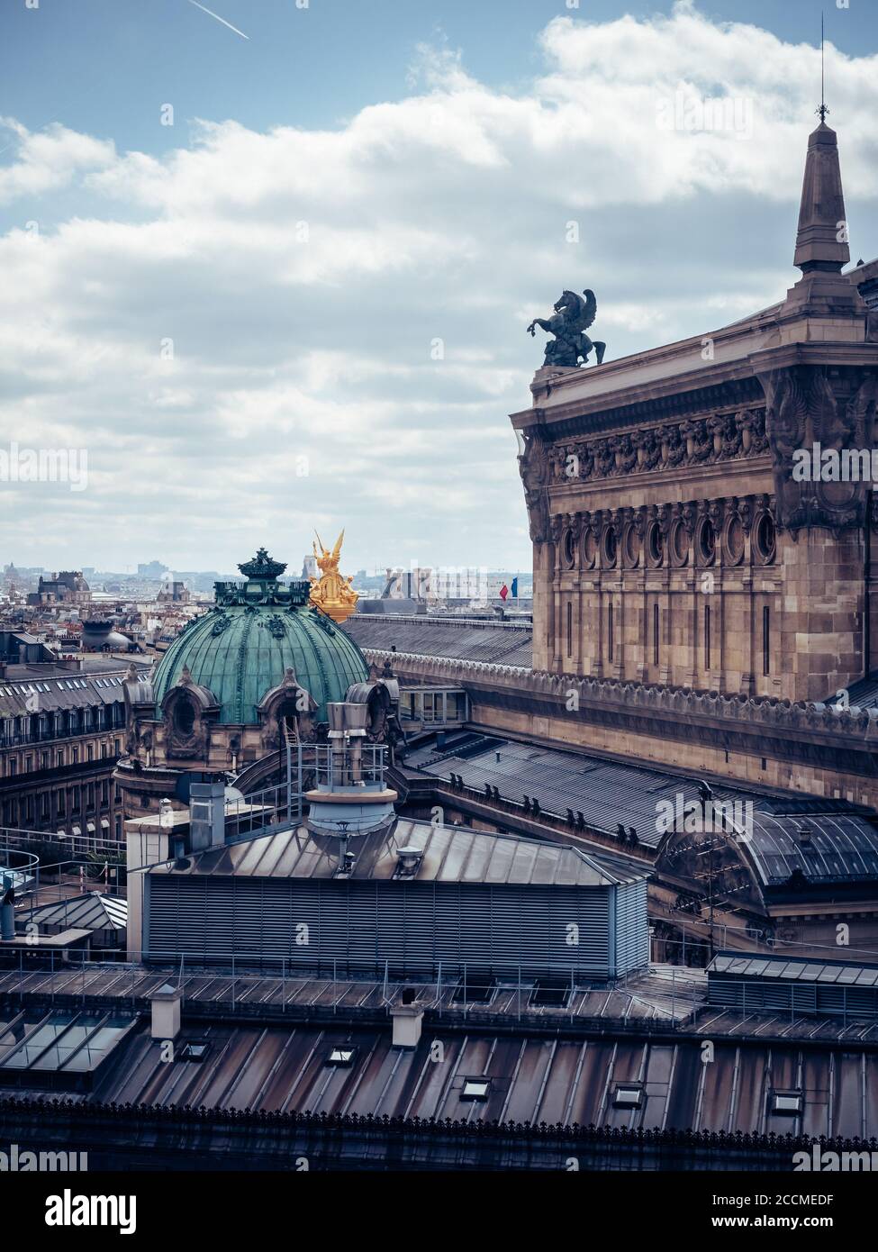 Beautiful vertical shot of the buildings in Paris, France Stock Photo ...