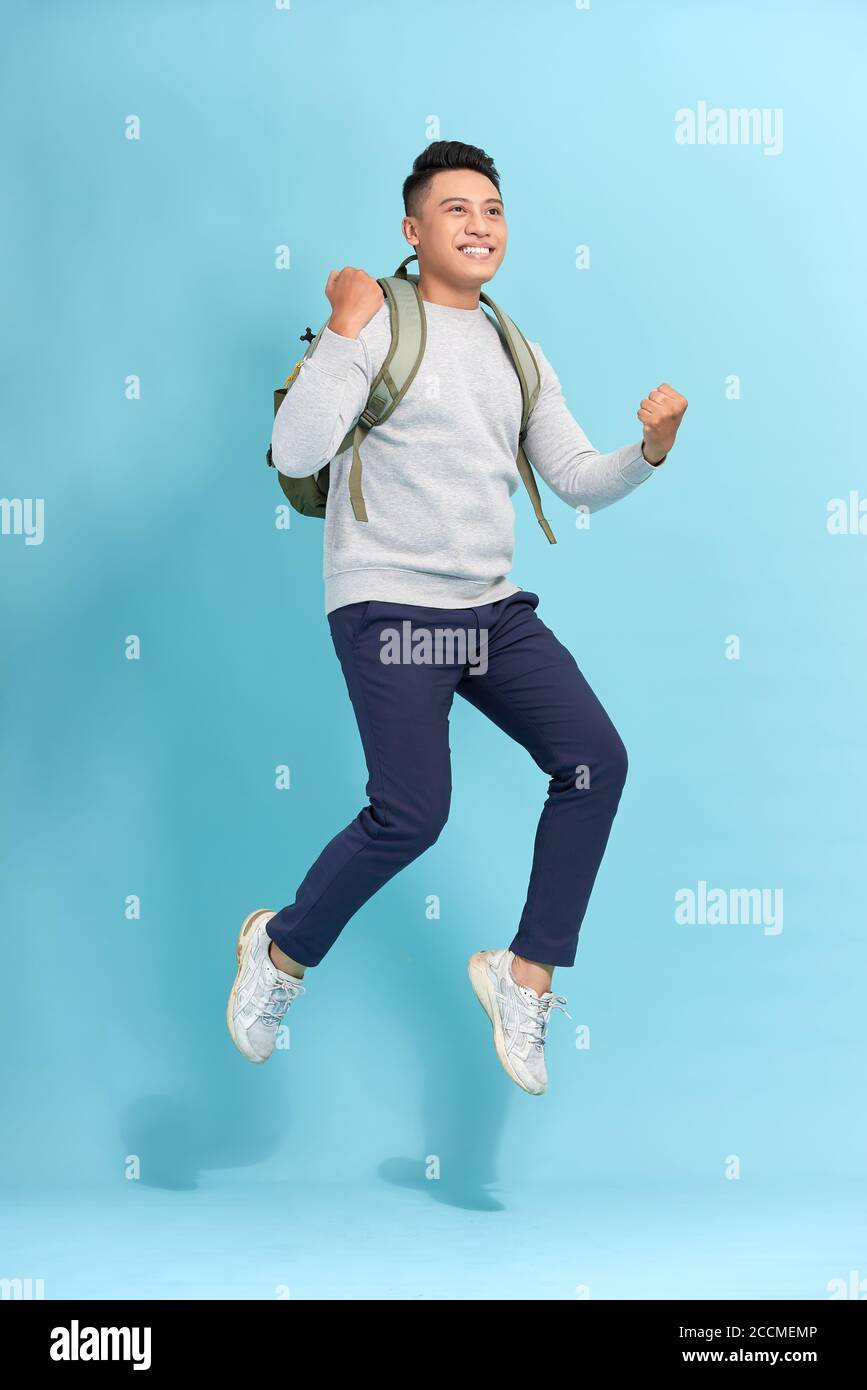 Joyful attractive korean guy hi-res stock photography and images - Alamy