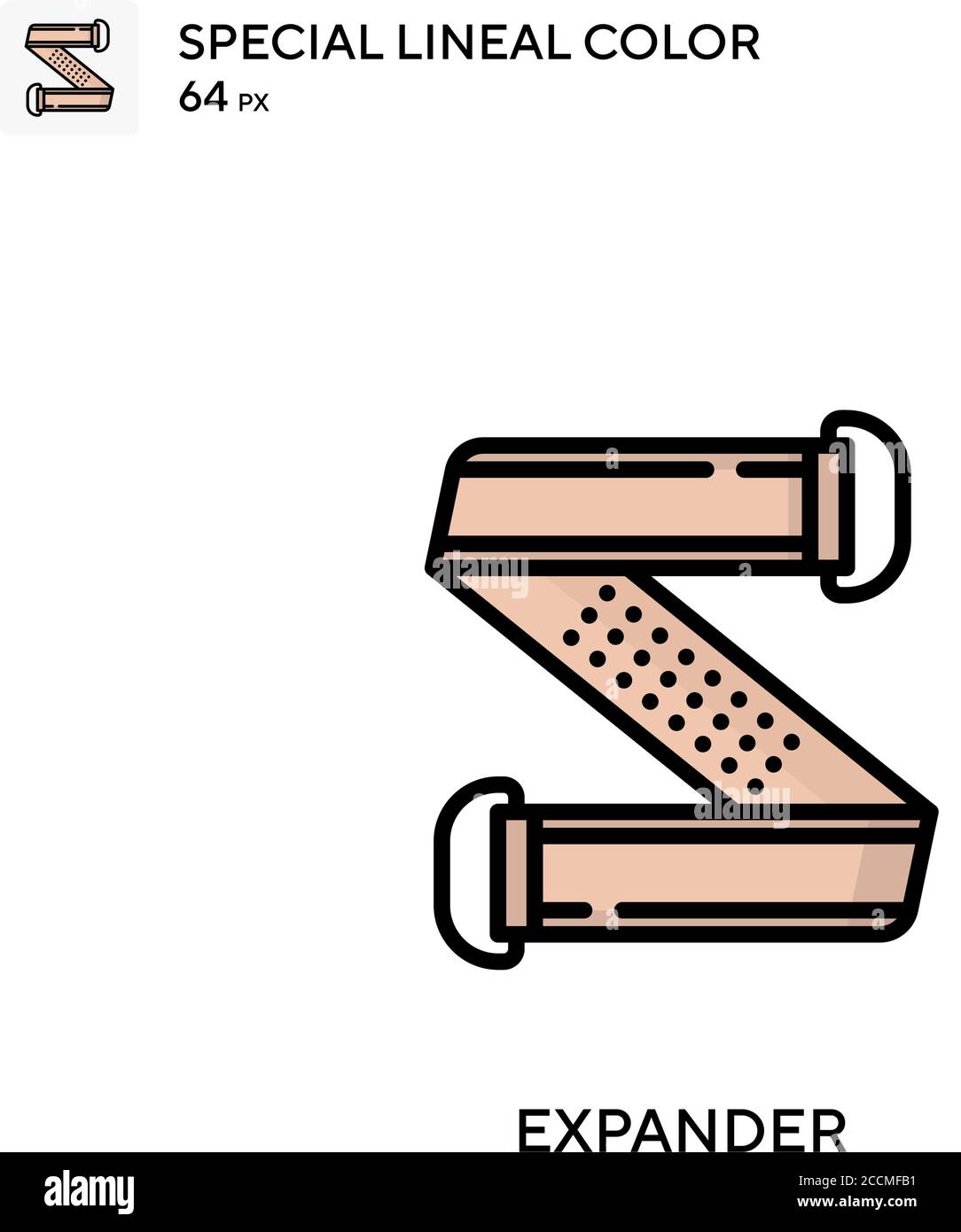Expander Special lineal color icon. Illustration symbol design template ...