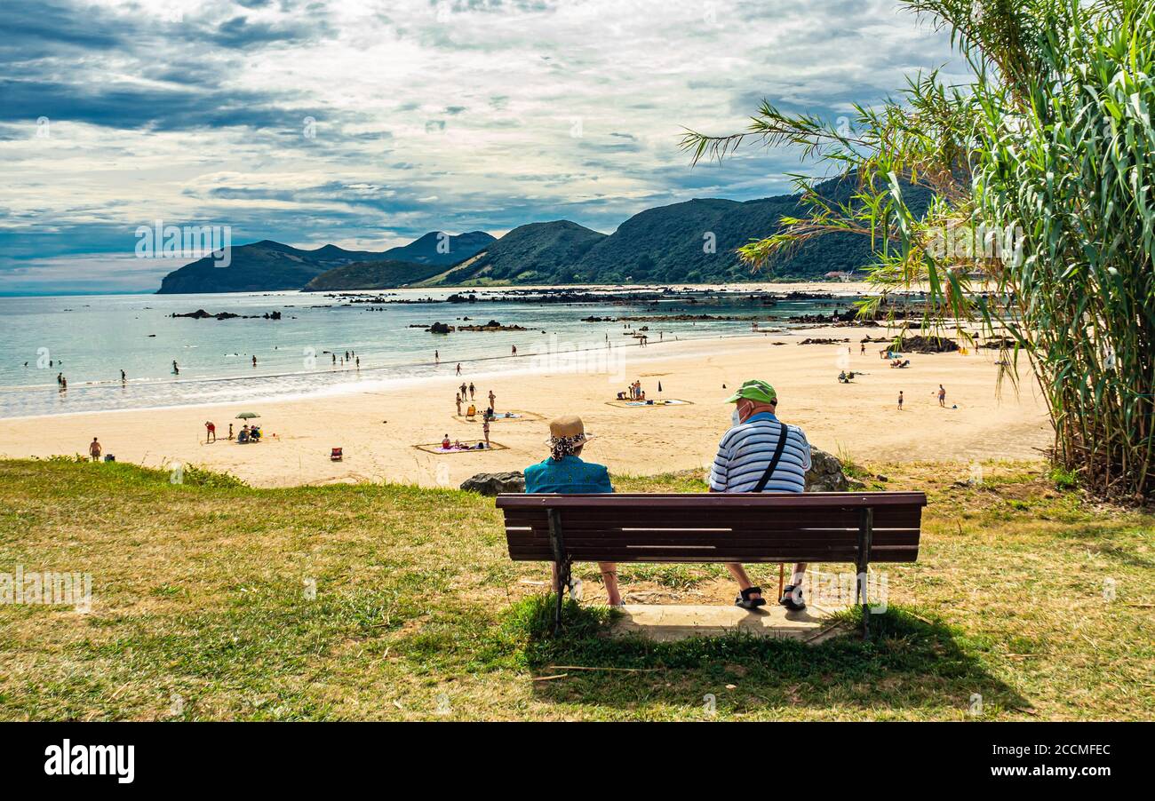 Bench face in sea hi-res stock photography and images - Alamy