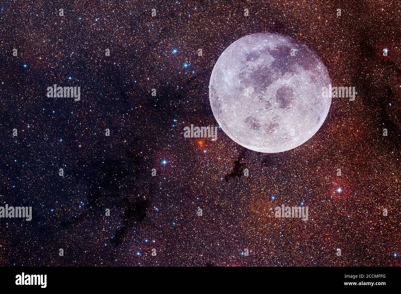 Moon. Solar system. Cosmos art. Elements of this image furnished by ...