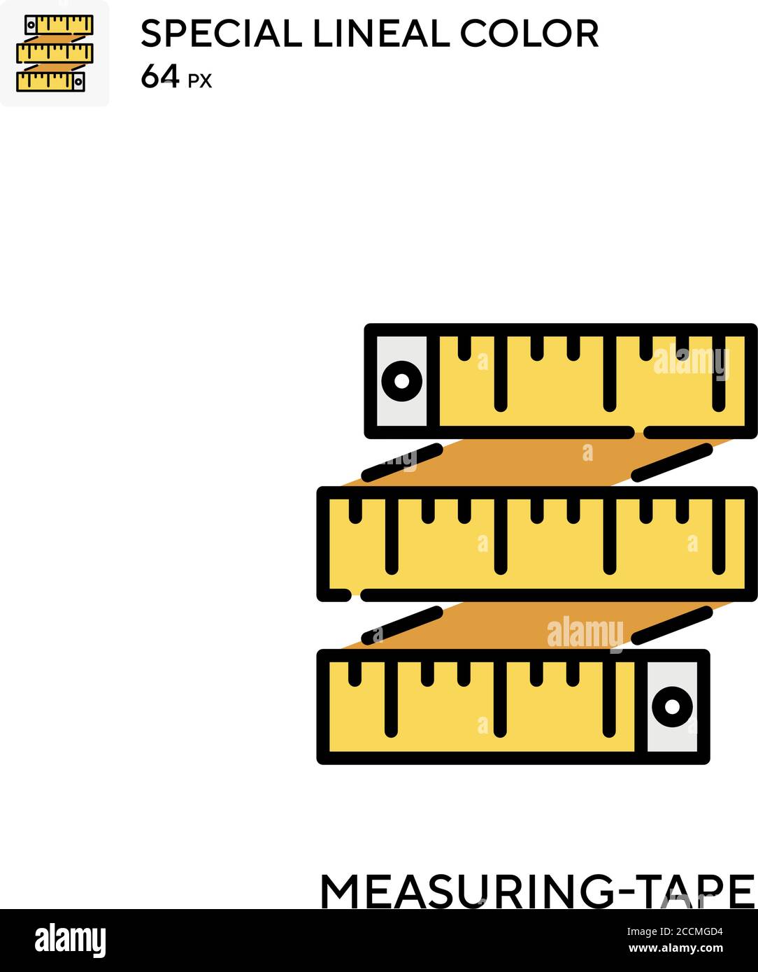 Measuring-tape Special lineal color icon. Illustration symbol design ...