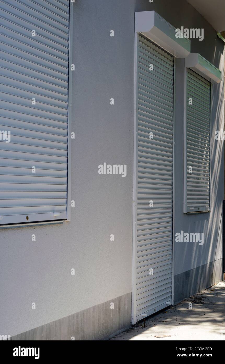 Aluminum shutters hi-res stock photography and images - Alamy
