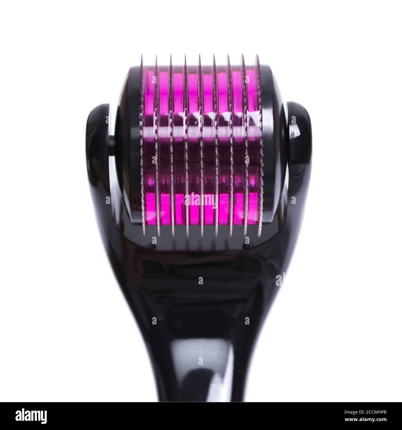 Derma roller isolated on a white background. The device for cosmetic ...