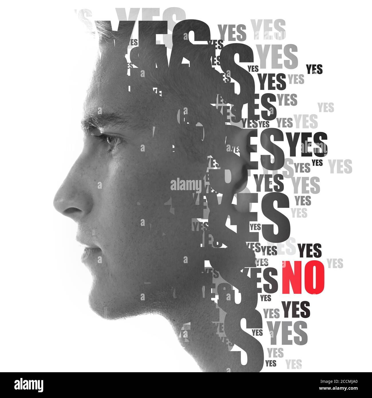 Double negative portrait hi-res stock photography and images - Alamy