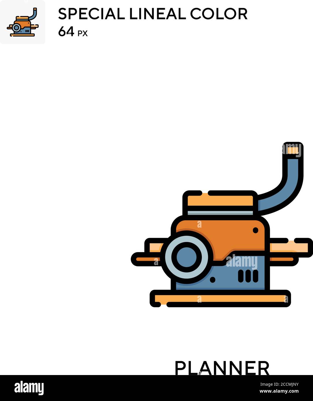Planner Special lineal color icon. Illustration symbol design template ...