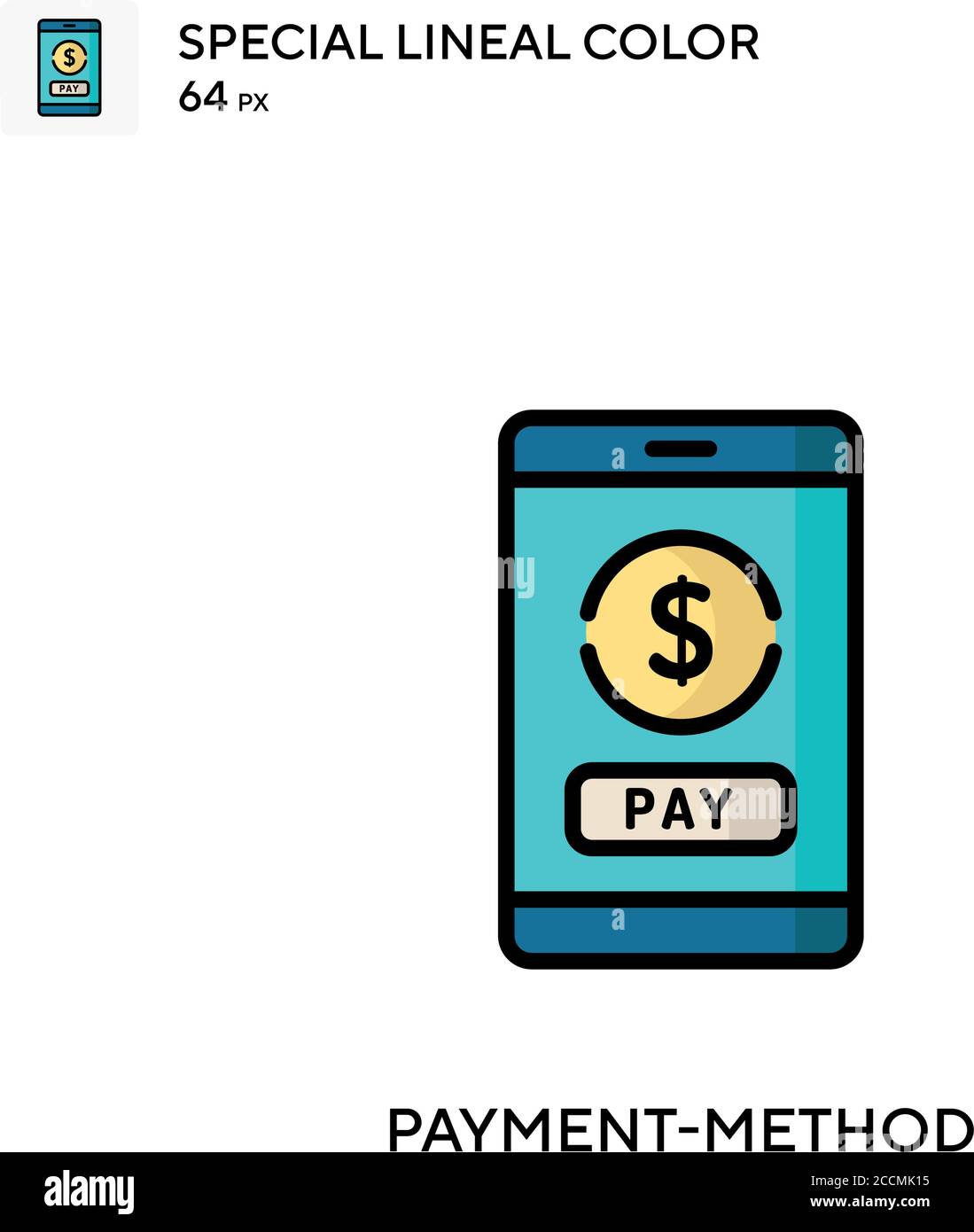 Payment-method Special lineal color icon. Illustration symbol design ...