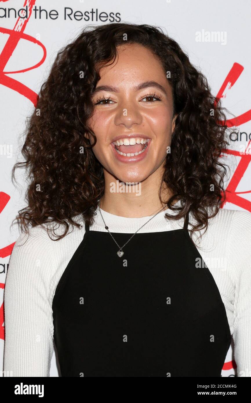 LOS ANGELES - MAR 26: Lexie Stevenson at the The Young and The Restless ...