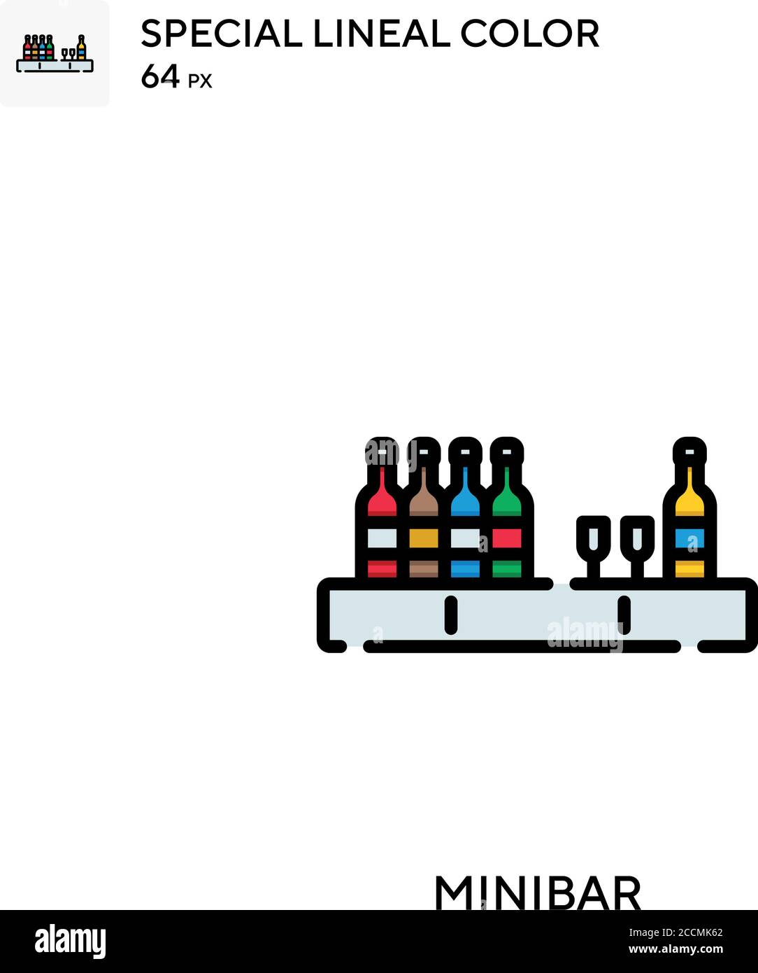 Minibar fridge Stock Vector Images - Alamy
