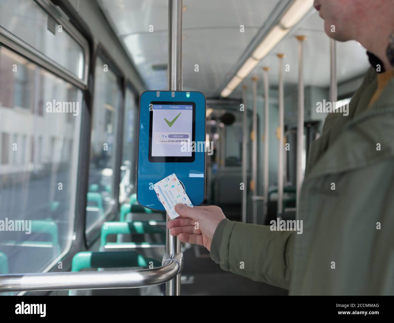 Transport ticket validation machine hi-res stock photography and images ...