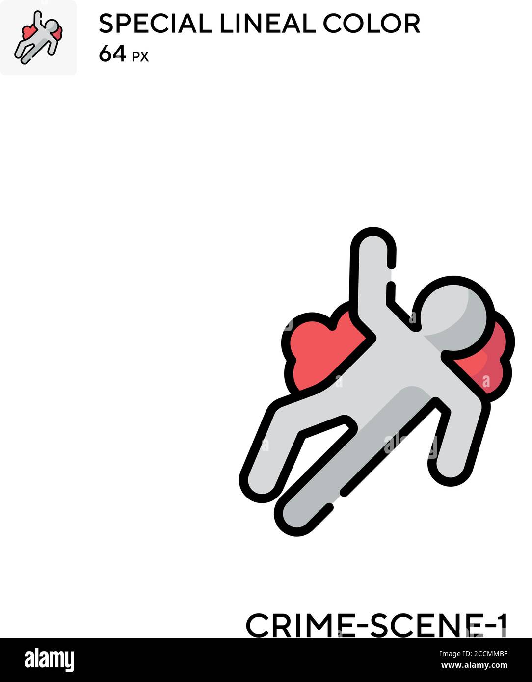 Crime scene with dead person Stock Vector Images - Alamy