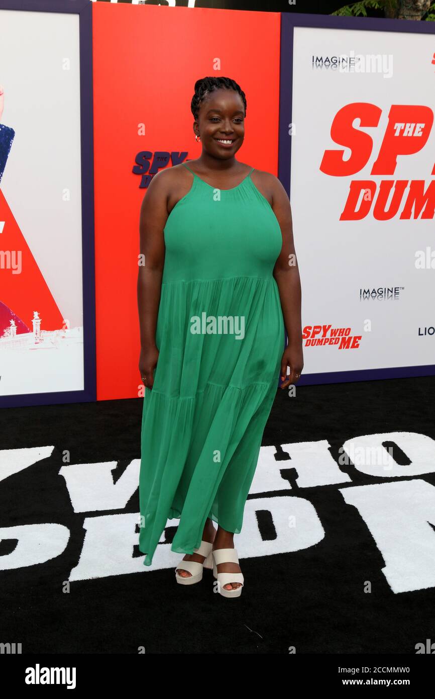 LOS ANGELES - JUL 25: Lolly Adefope at The Spy Who Dumped Me Premiere ...
