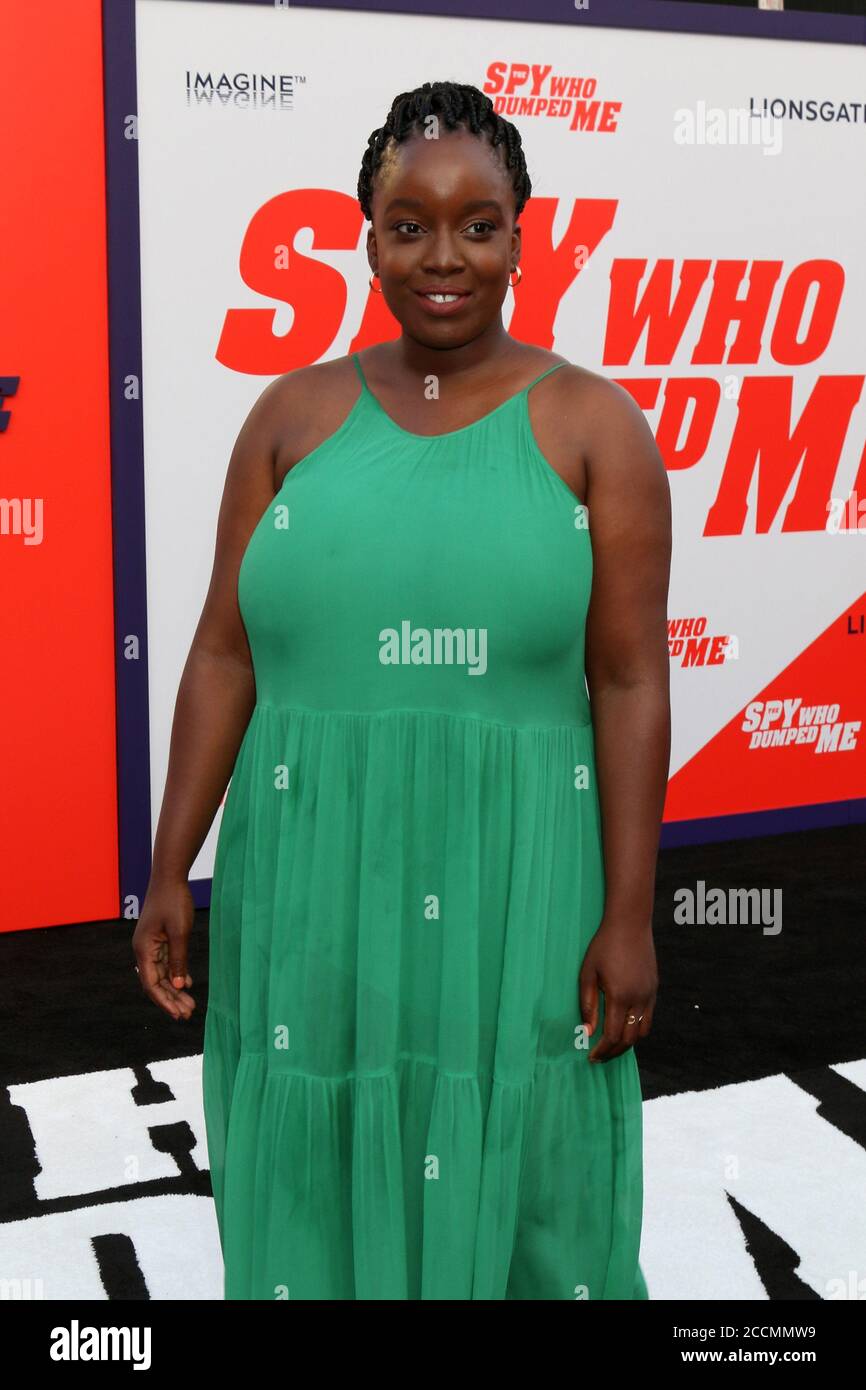 LOS ANGELES - JUL 25: Lolly Adefope at The Spy Who Dumped Me Premiere ...