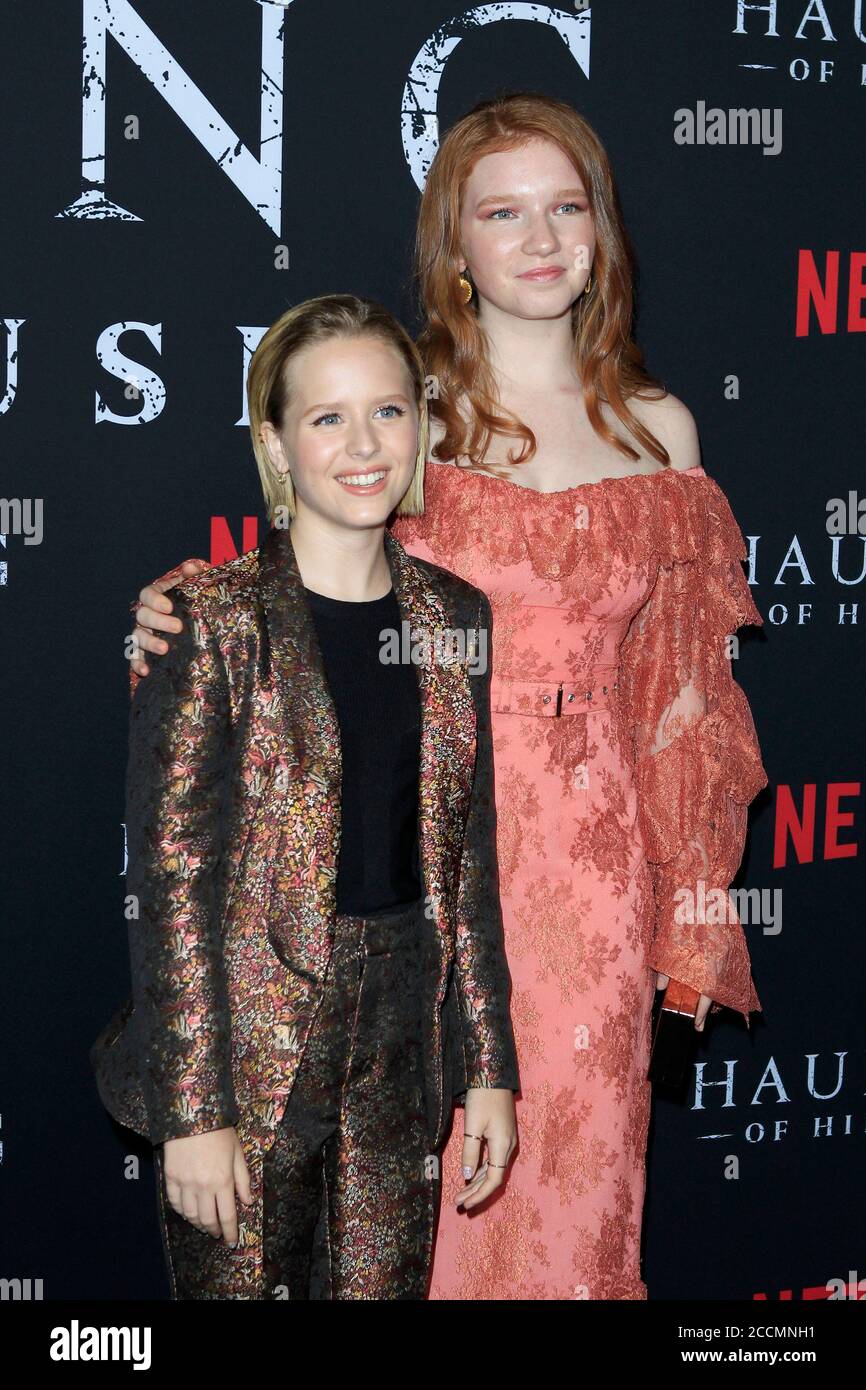 LOS ANGELES - OCT 8: Lulu Wilson, Annalise Basso at the The Haunting Of ...