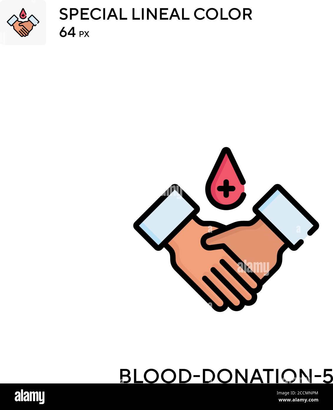 Blood-donation-5 Special lineal color icon. Illustration symbol design ...