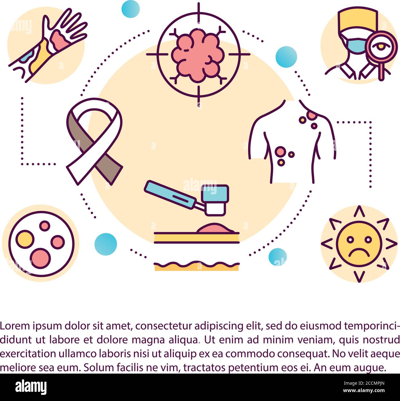 Dermatologist skin cancer Stock Vector Images - Alamy