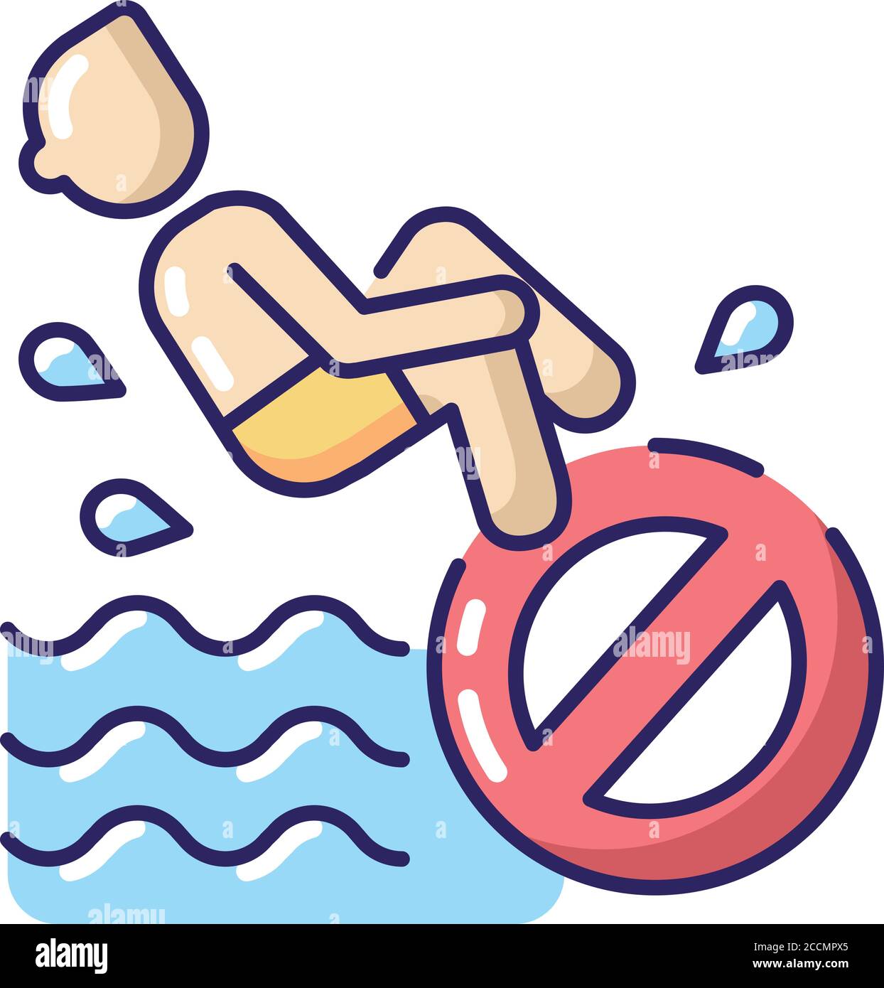 Public activity restriction Stock Vector Images - Alamy