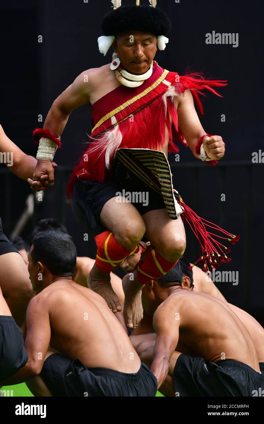 Naga tribes culture, heritage and traditions from Hornbill festival, Kisama, Nagaland, North ...