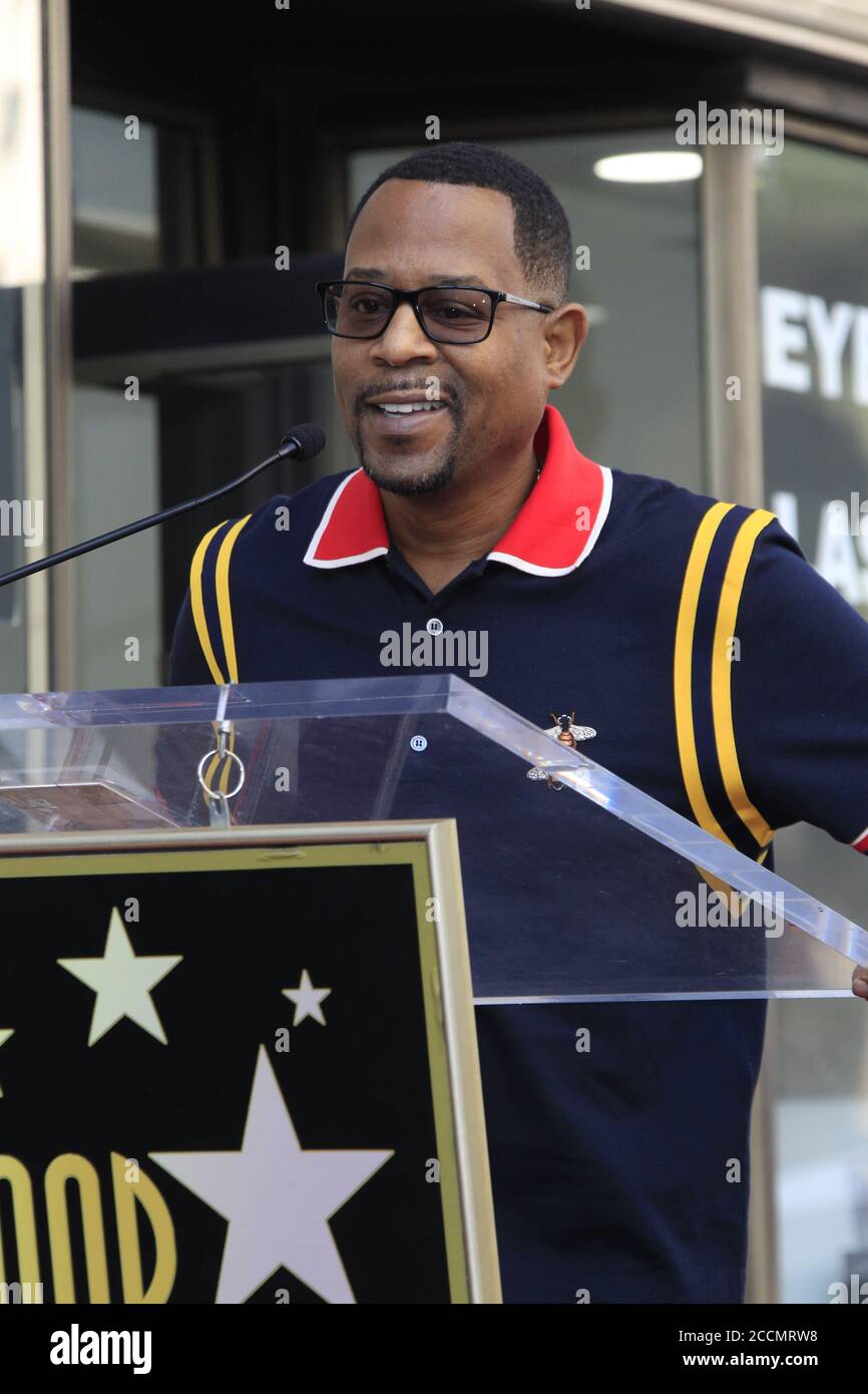 LOS ANGELES - APR 10: Martin Lawrence at the Tracy Morgan Star Ceremony ...