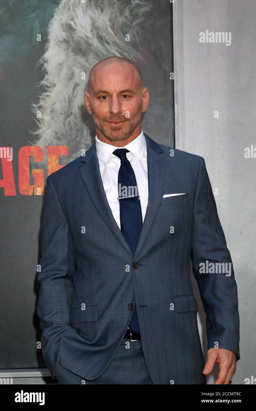 LOS ANGELES - APR 4: Matt Gerald at the Rampage Premiere at Microsoft ...